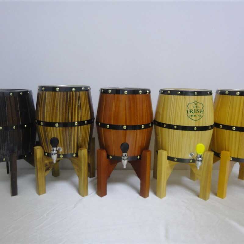 I divider Wooden wine cannon 3L oak barrel draft beer machine | Shopee ...