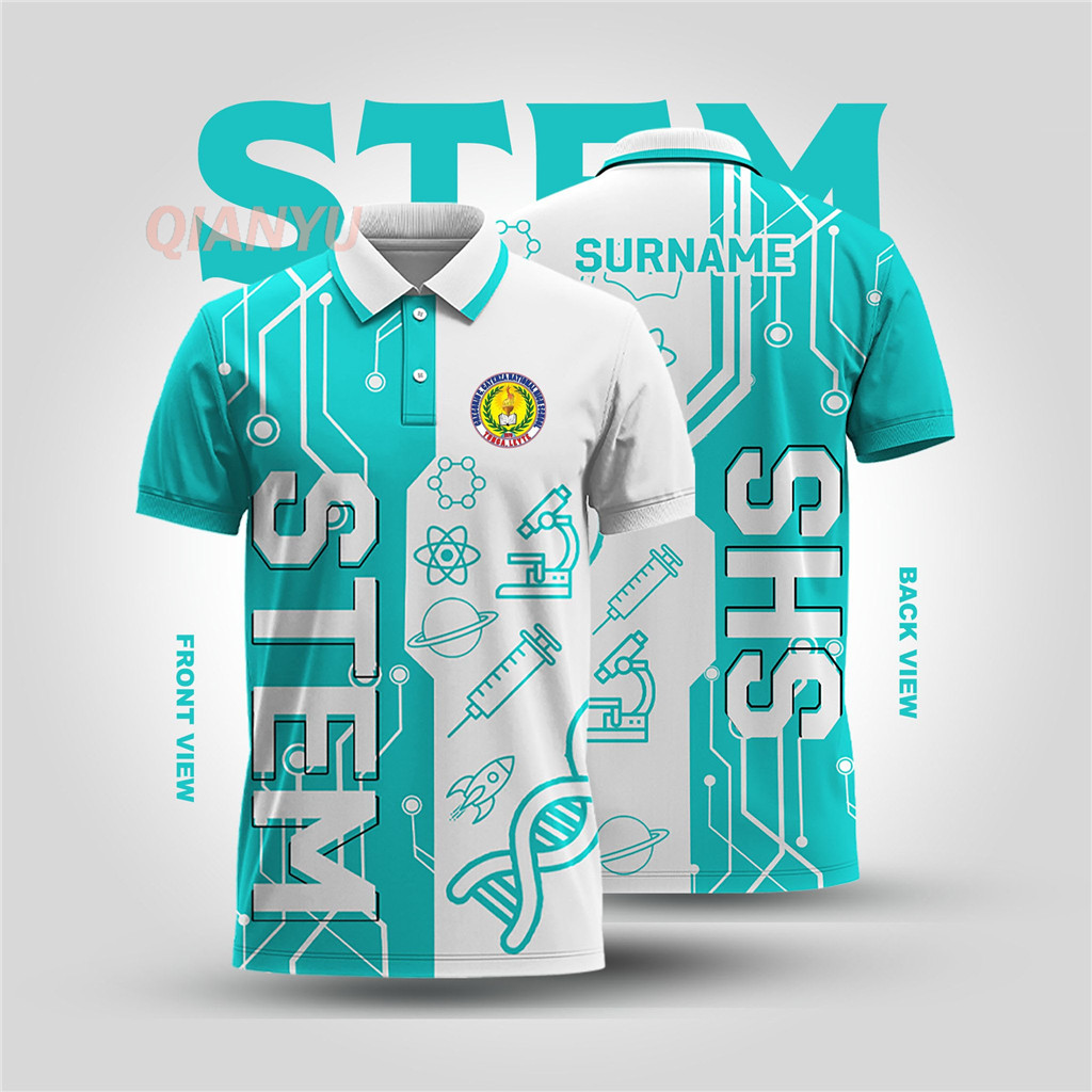 [FREE CUSTOME]2025 STEM SUBLIMATION UNIFORM POLOshirt for men women ...