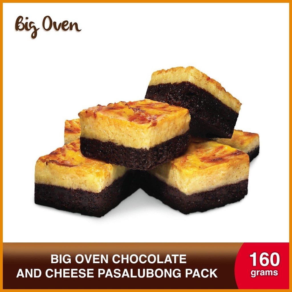⚕ ∣ Big Oven Chocolate and Cheese Brownies Pasalubong Pack 160g ...