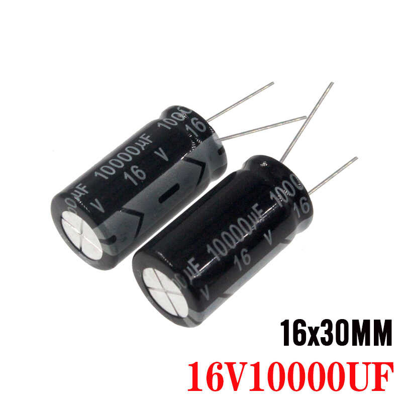 High quality electrolytic capacitor 16V 10000UF 16 * 30MM direct ...