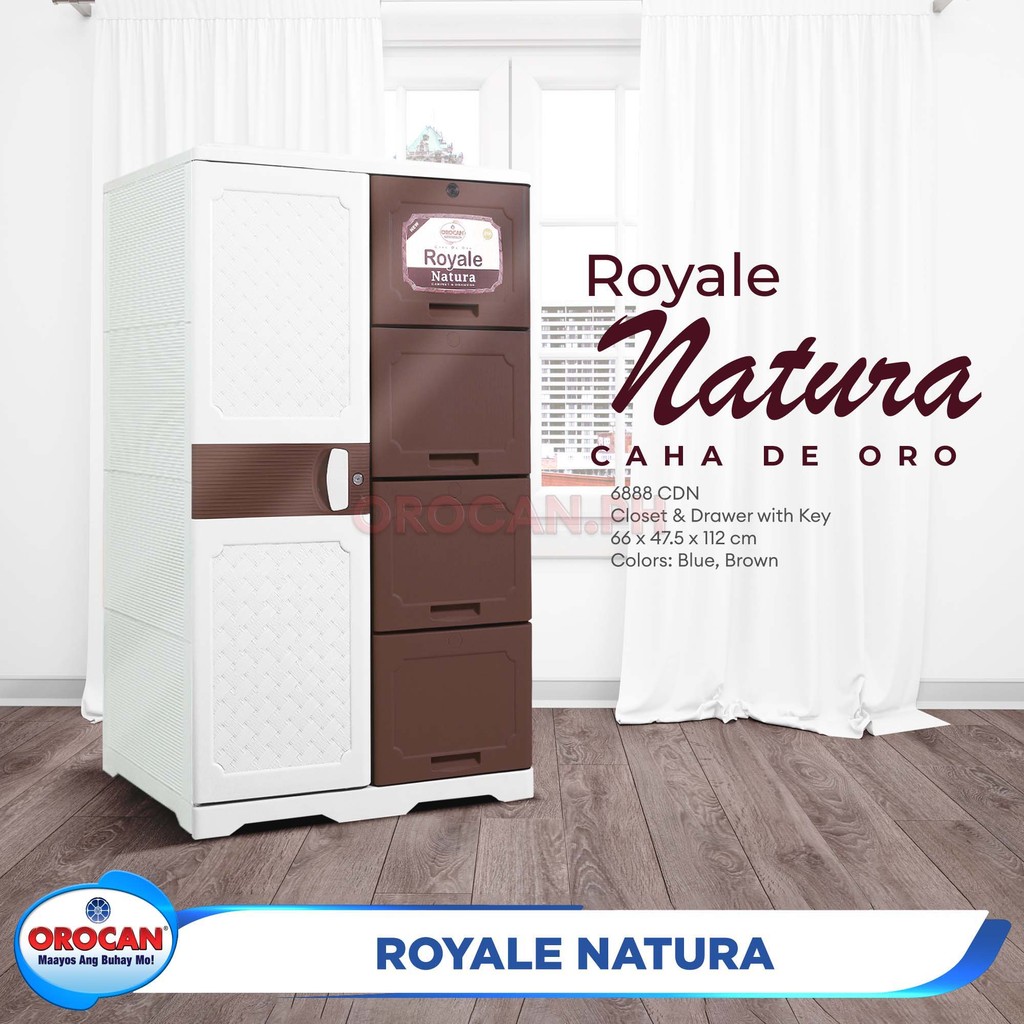 Orocan Caha De oro Royale Natura Cabinet & Drawer | Shopee Philippines