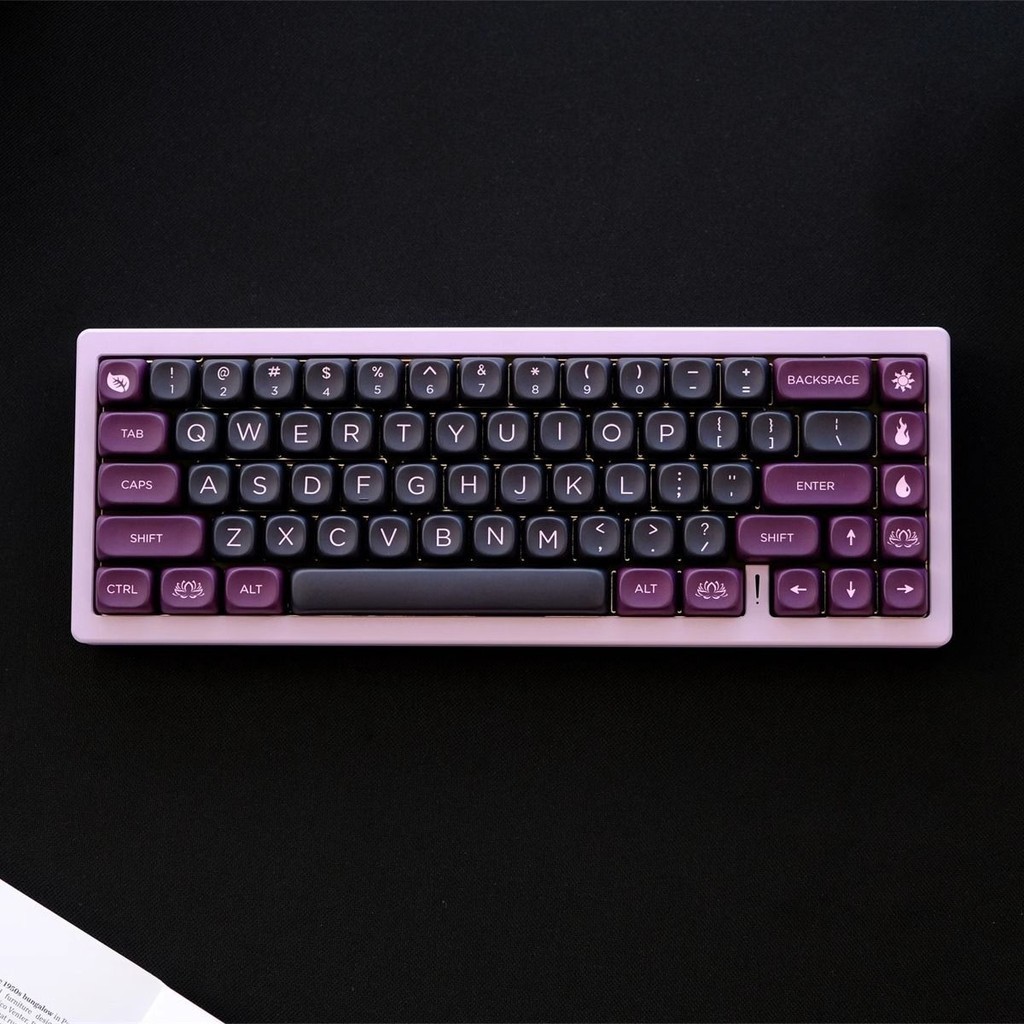 【PH STOCK】Black Lotus Keycaps Purple Theme Personalization MOA Profile ...