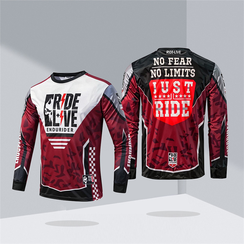 Long sleeve cycling for men jacket Rding motorcycle jersey motor sports ...