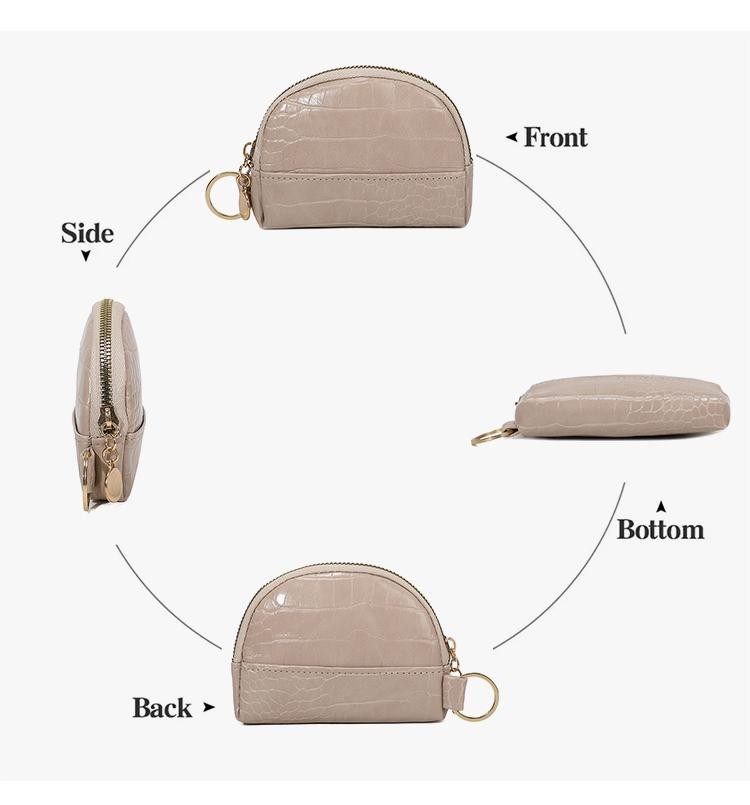 Dodo New Korean Solid Color Leather PU Coin Purse Mini Multifunctional ...