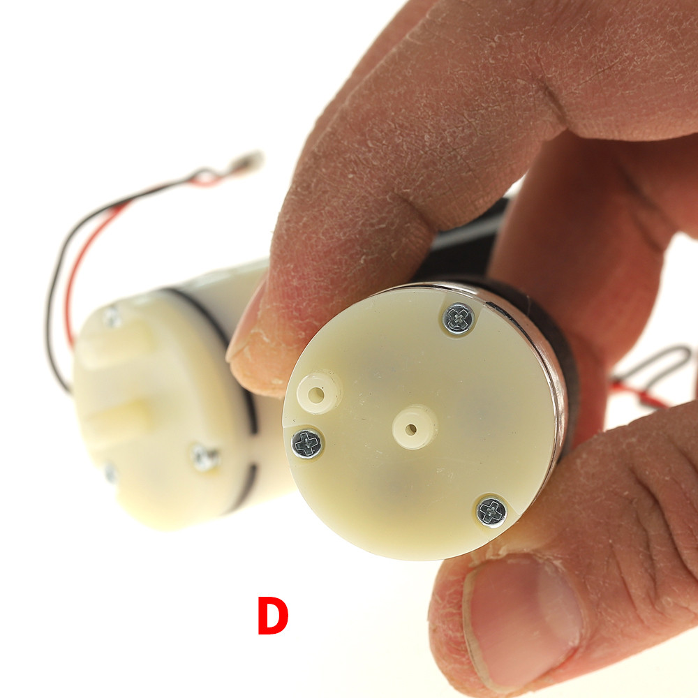 DC 3V 3.7V 5V 6V Small Mini 370 Motor Diaphragm Air Pump Vacuum Pump Negative Pressure Suction ...