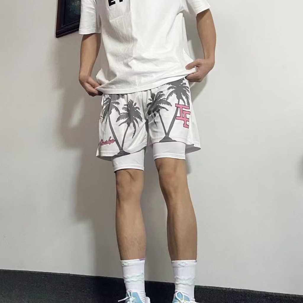 Men's Mesh Short Basketball shorts Flyah Shorts Fire Printed Street ...