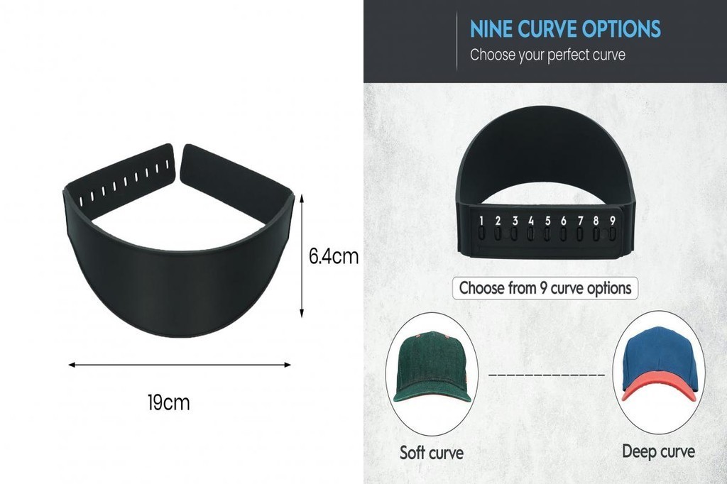 SIM| Hat Brim Curver Easy Snap-on Hat Shaper Easy Snap-on Hat Brim ...