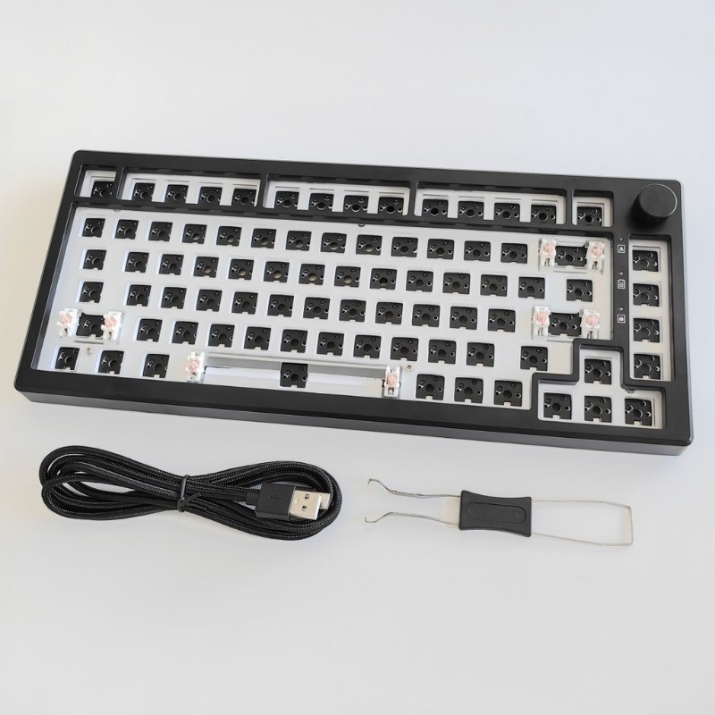 MAIMOOO Mechanical Keyboard KX75 Kit Custom 75% Keyboard Hotswap 2.4GHz ...