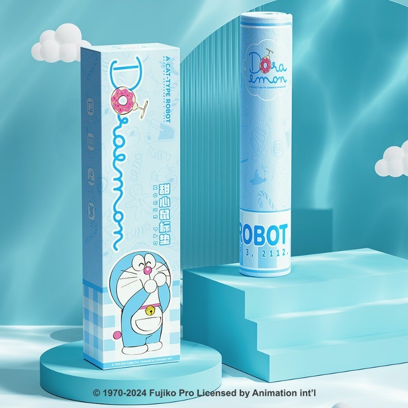 Doraemon Sweetheart Mouse Pad Cartoon Cute Oversized Locking Rubber ...