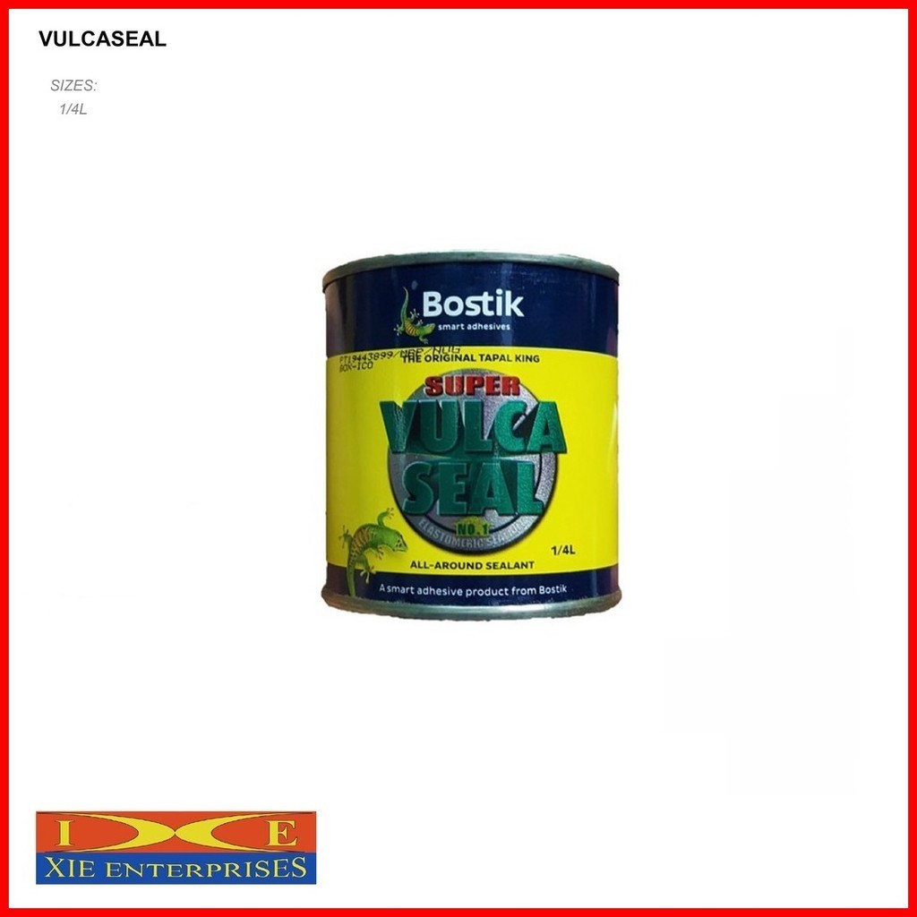 Bostik Super Vulcaseal 1/4 L *Elastomeric Sealant / Plumbing Leak Glue (NEW XIE ENTERPRISES ...