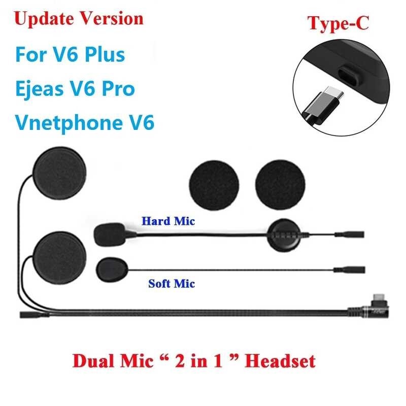 Essories Type-C Earphone Dual Microphone For Vnetphone V6 Ejeas V6 Pro ...