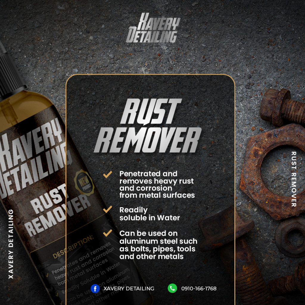 ♟ ♞Xavery Detailing Rust Remover - Penetrates and Removes Heavy Rust ...