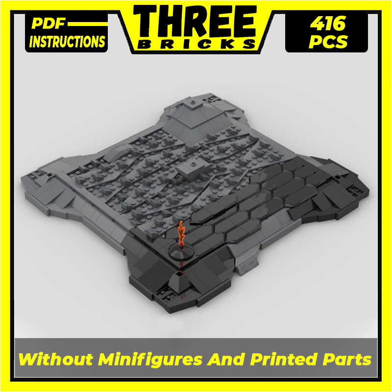 Popular Star Movies Model Moc Building Bricks Hover Bike Platform ...