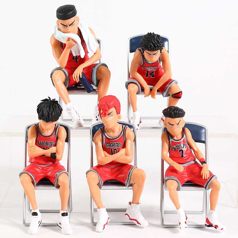 Slam 5Pcs Set Shohoku Rukawa Kaede Hanamichi Sakuragi Akagi Takenori ...