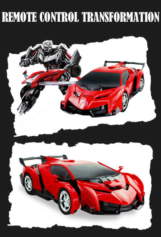 Rc [1:12] Transformer 2 In 1 RC Car Driving Sports Cars Drive ...