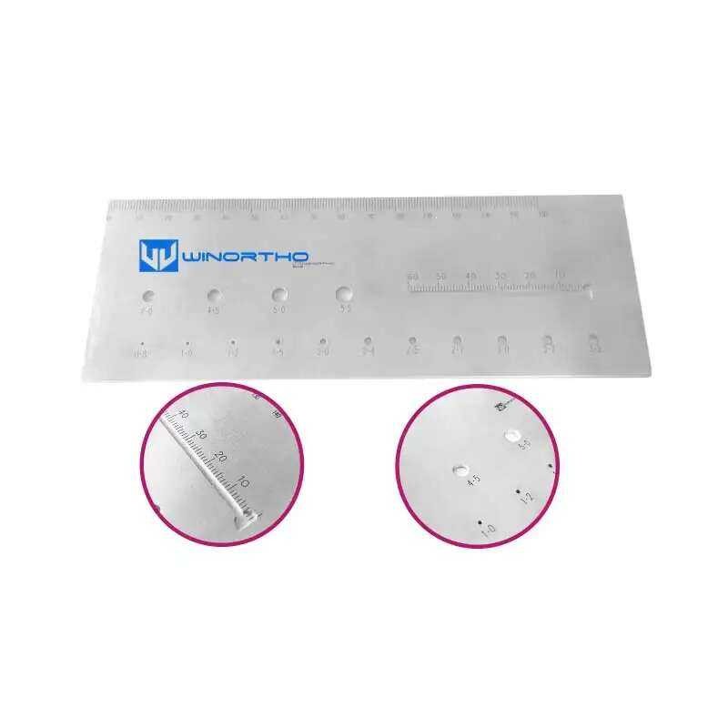 Drill Veterinary Orthopaedic Metric Ruler & Screw Gauge Orthopedic Vet ...