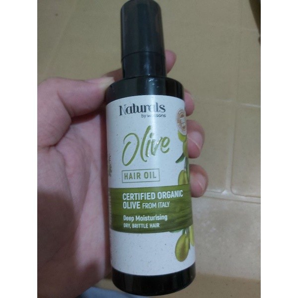 ˍ Naturals by Watsons Hair Oil - Argan / Olive 100ml / Aloe Vera ...