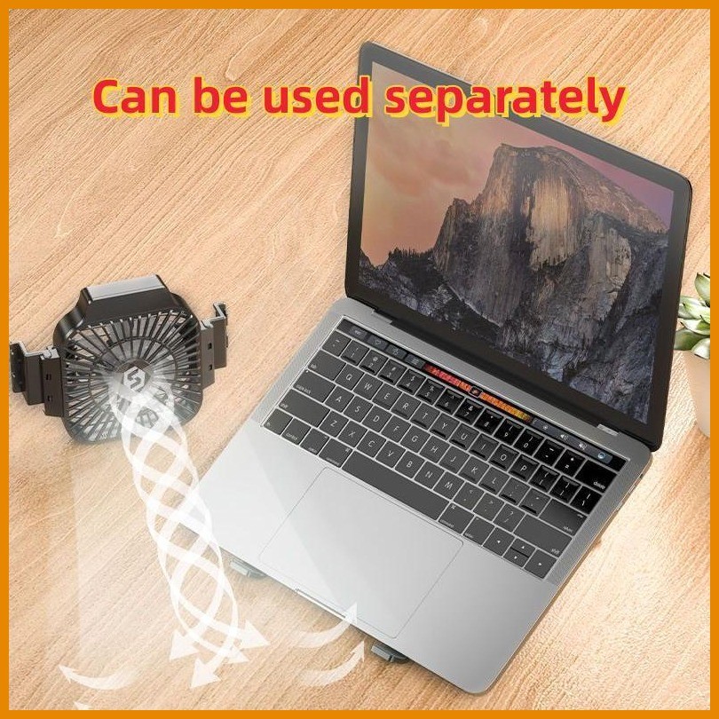 Portable Laptop Stand with Cooling Fan Foldable Laptop Cooler Stand ...