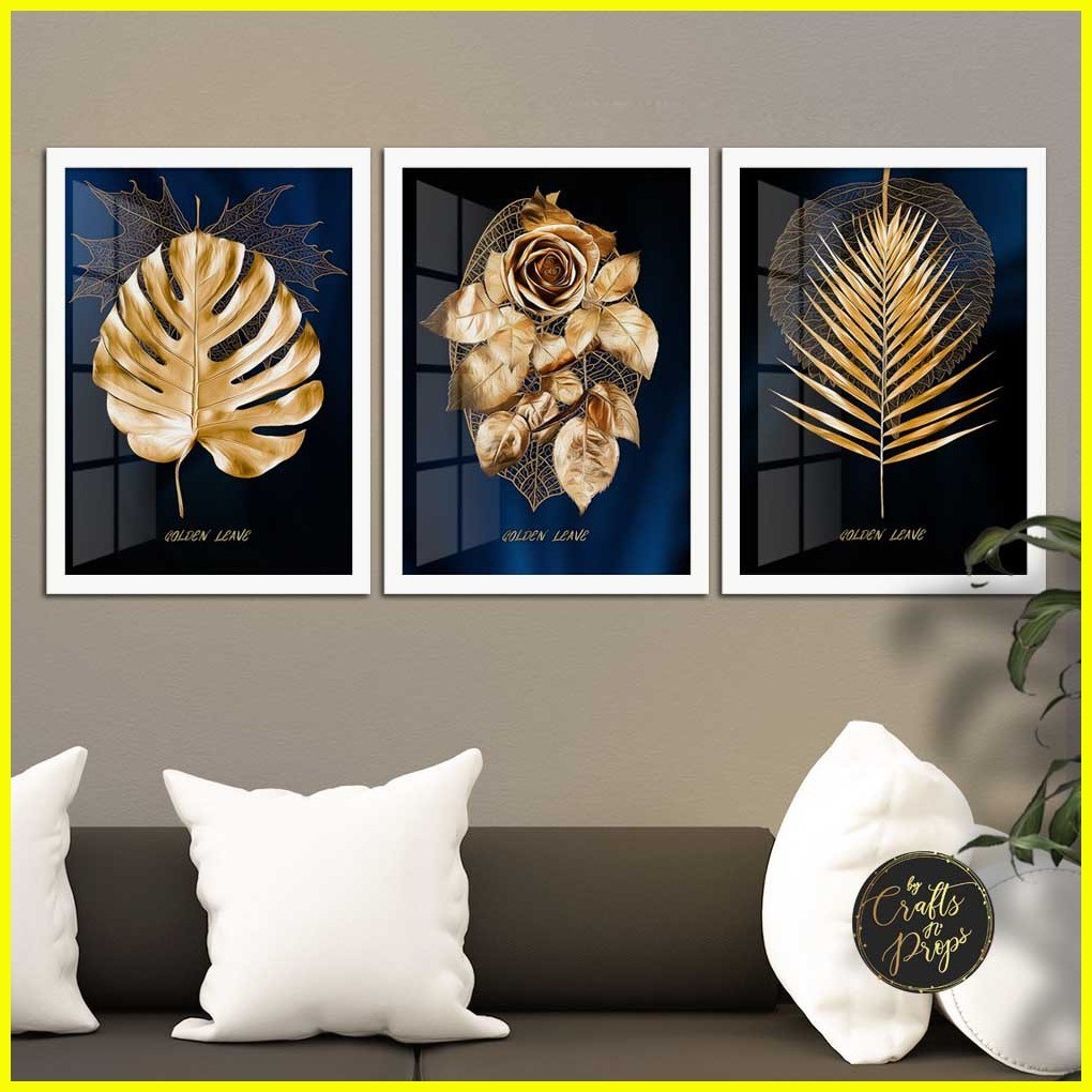 ∏ GOLDEN LEAVES - 3 in 1 SET Gallery Frames | Shopee Philippines