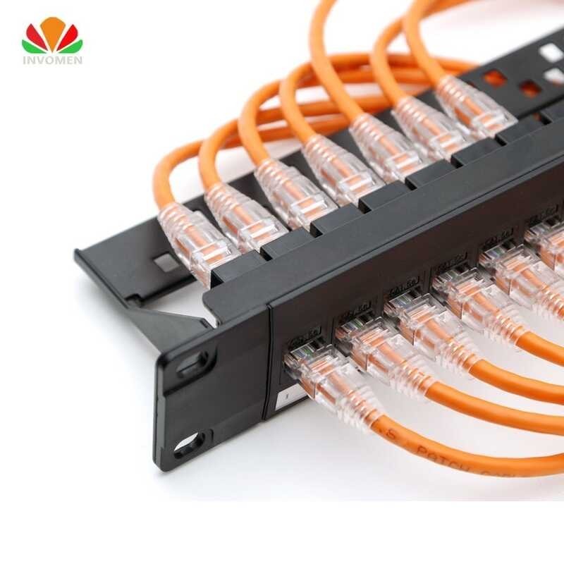 24 Hot 1U 2U 48 Port Pass-Through Cat6 Patch Panel Rj45 Connector ...