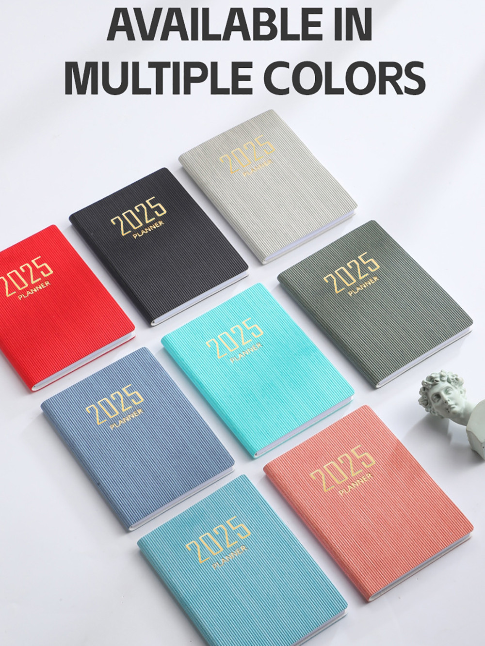 2025 A7 Mini Pocket Planner Notebook 365 Days Notepad Diary Notebook ...