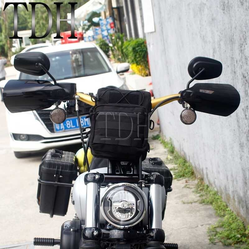 Waterproof Motorcycle Handlebar T Bar Bag Universal Para Sa Harley ...