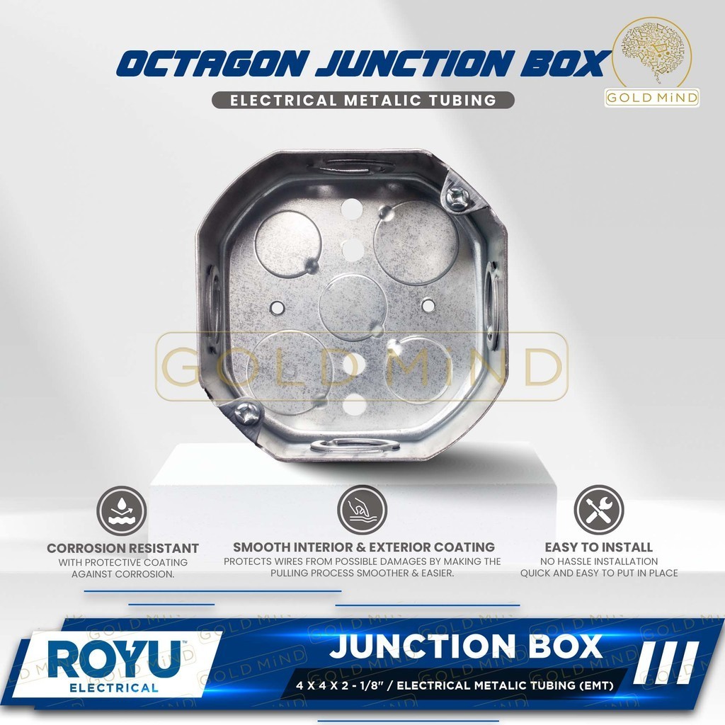 ROYU ELECTRICAL METALLIC TUBING (EMT) Junction Box / Junction Box Cover ...