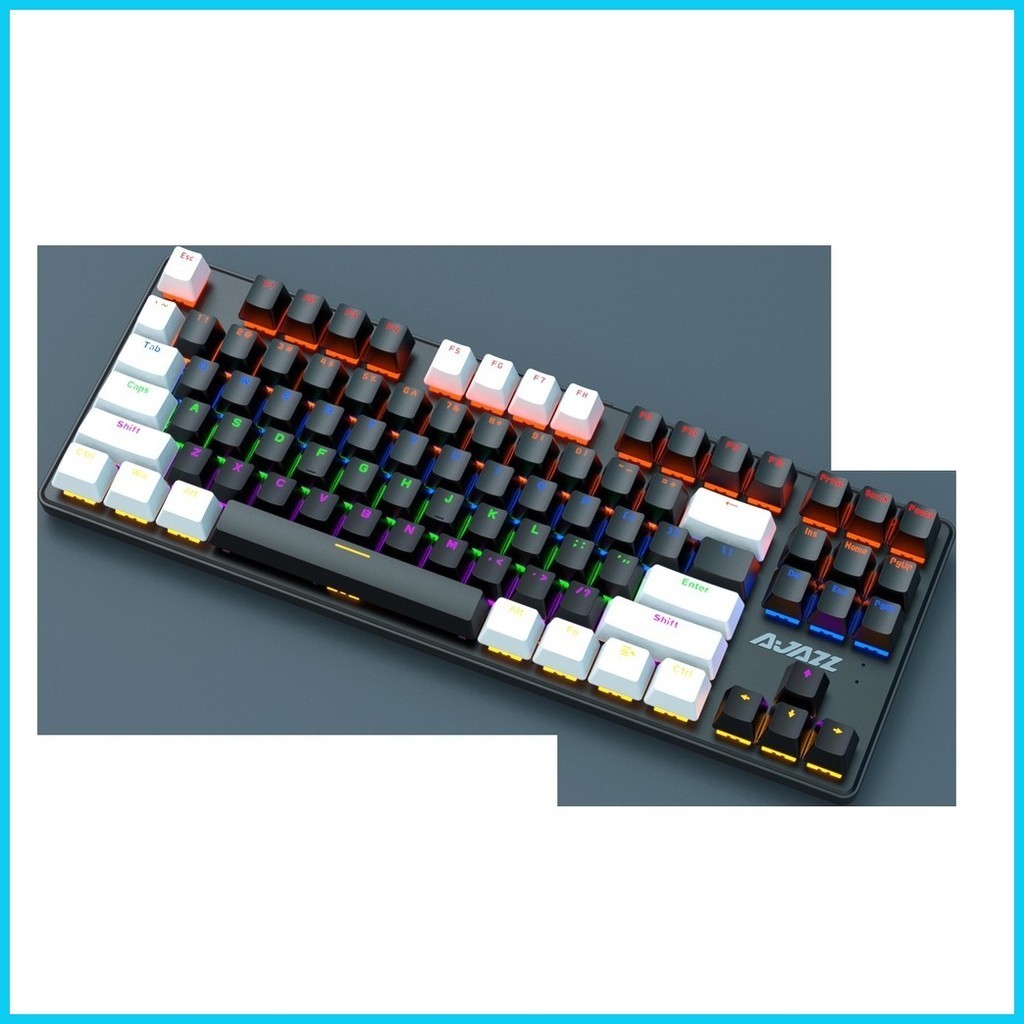 ۩ ๑ AJAZZ Robocop Chorma RGB R87 TKL Mechanical Keyboard | Shopee ...