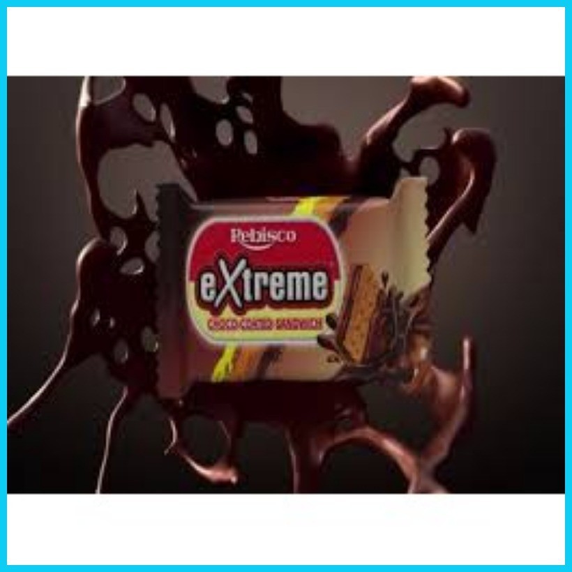 § ☪ REBISCO EXTREME ULTIMATE CHOCO 1 pack (10 X 25G) Choco Coated Choco ...