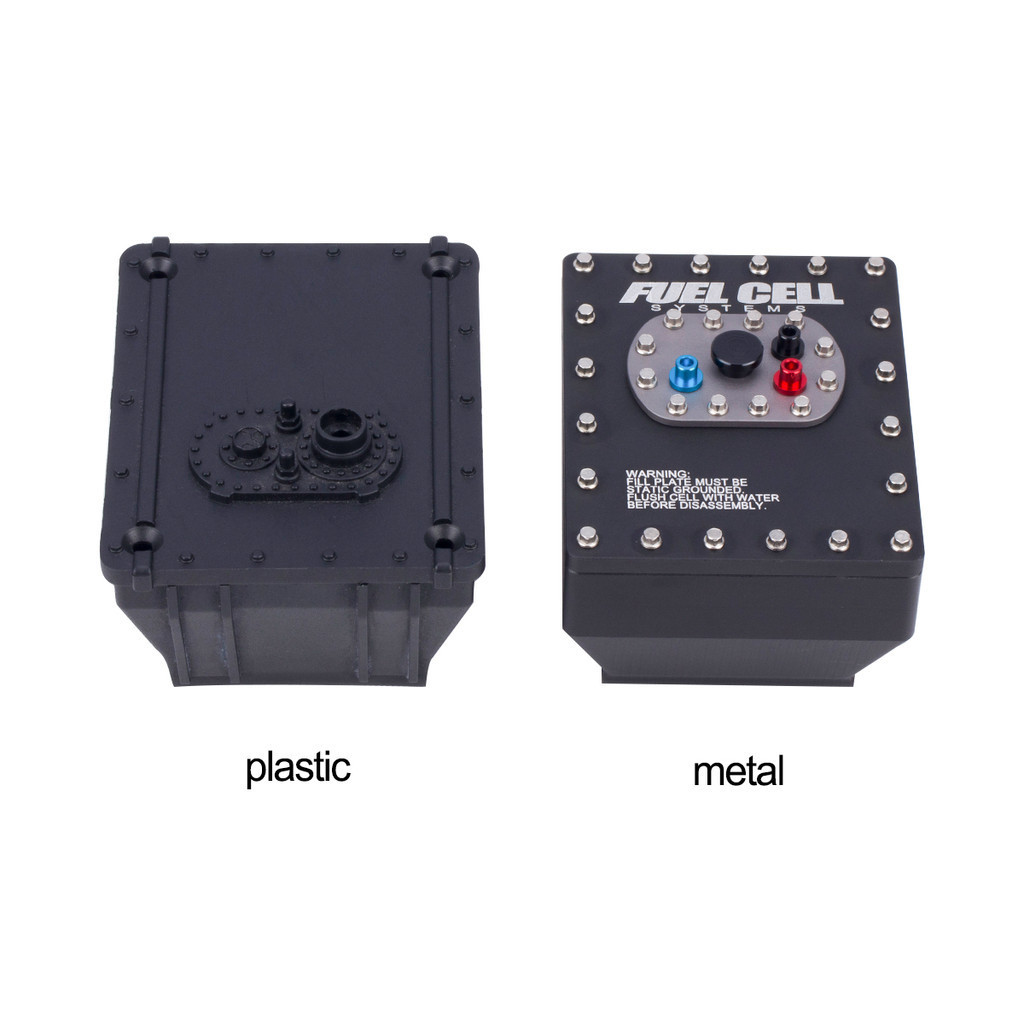 Aluminum Fuel Cell Receiver Box for 1/10 RC Crawler Car Axial Capra 1 ...