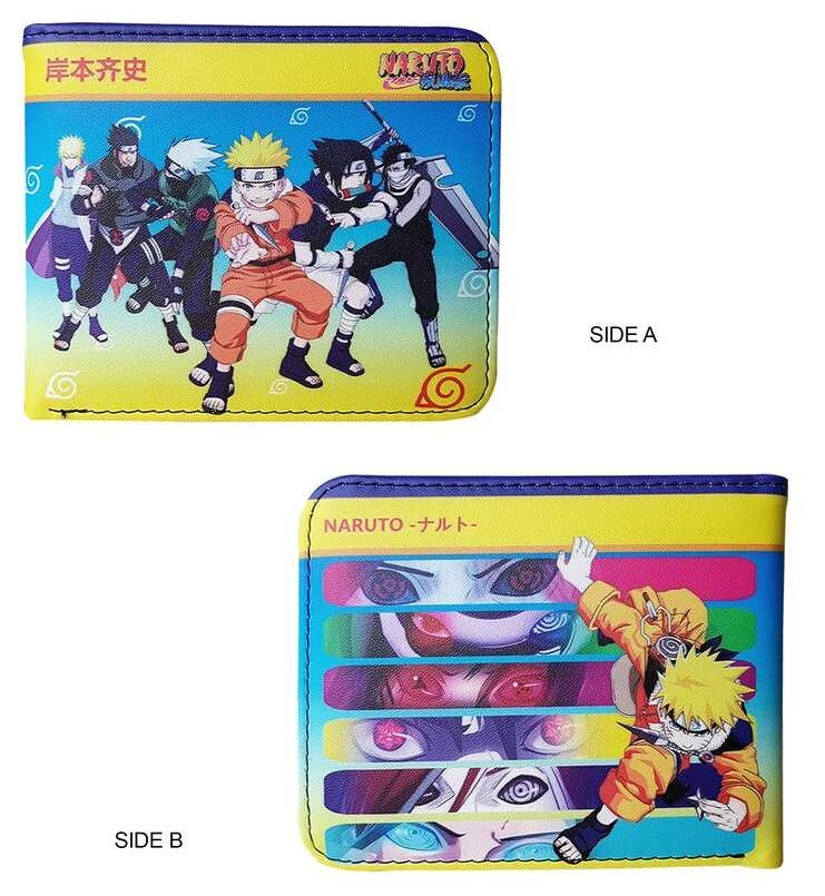 Naruto Characters Design Bifold Wallet | Shopee Philippines