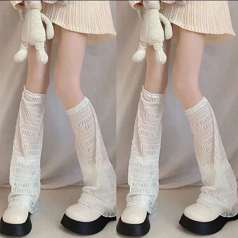 Y2k JK Lolita Foot Cover New Design Japan Style Leg Warmers Women Stockings Nylon Thin Over Knee ...