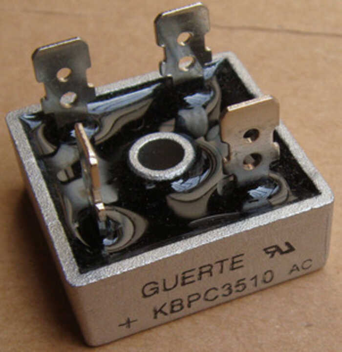 Dismantling rectifier bridge stack rectifier bridge KBPC3510 35A 1000V ...