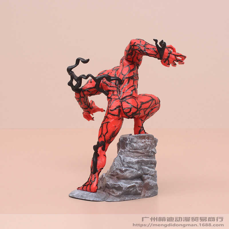 Man Spider Venom Anti Hero Venom Red Slaughter Statue Scene Model Box ...