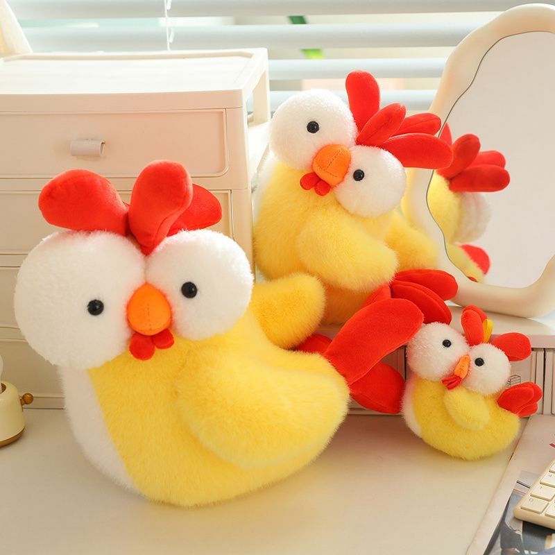 COD Cute cartoon cup of chicken doll funny sleeping chick plush toy ...