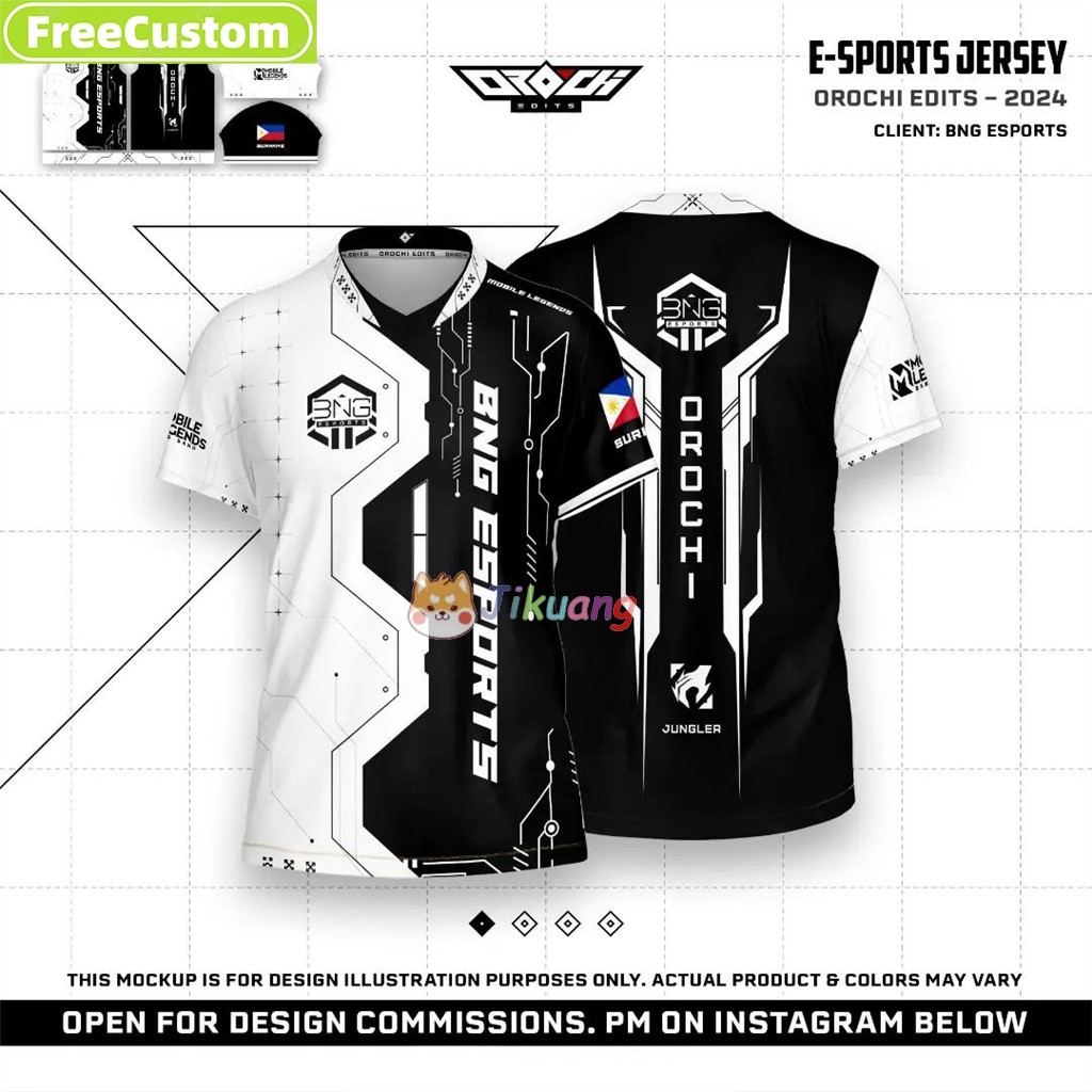 【FREE CUSTOMIZATION】Jersey GAME MOBILE LEGENDS ML CODA ESPORT GANG Free ...