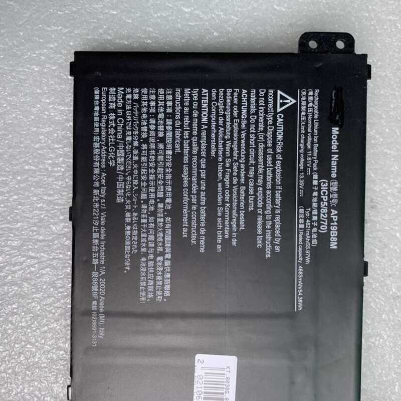 Original Acer AP19B8M Swift 3 SF314-59 TravelMate P4 TMP414-51 Battery ...