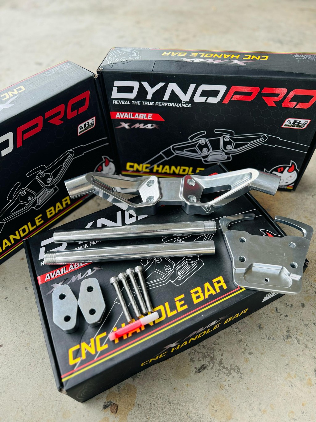 DynoPro Racing CNC Handle Bar X-Max XMAX 250 300 Design Fully CNC Siap ...