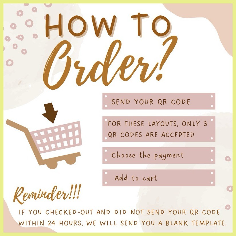 ↑ ① ┗ 3in1 QR Code Standee (not embossed) | Shopee Philippines