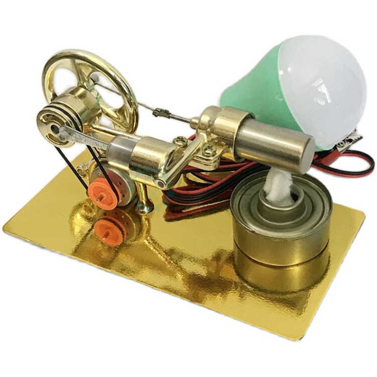Stirling steam engine, car, physical experiment, science popularization ...