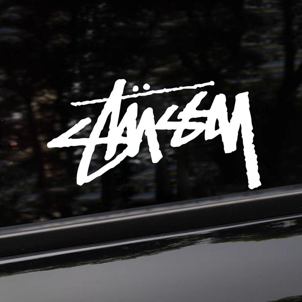 Stussy Logo Vinyl Sticker Reflective Car Window Body Decal | Shopee ...