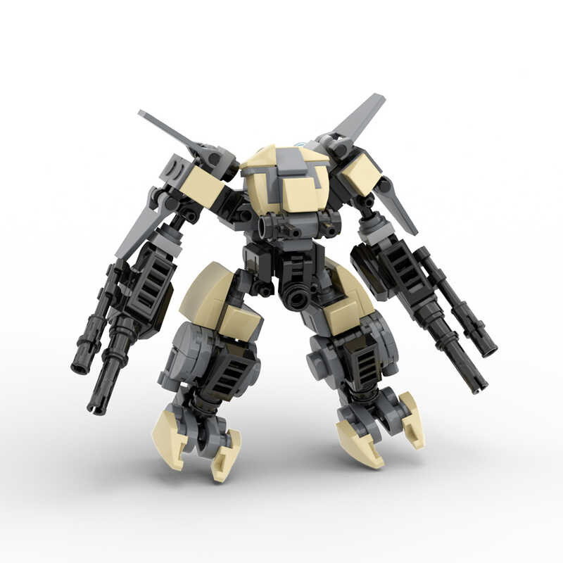 Battletech Military Mech Robot Building Block Model Kit Moc Mecha Suit ...