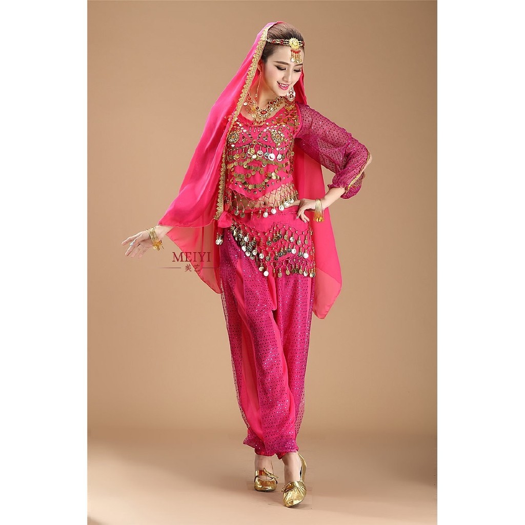 Belly Dance Dress Professional Oriental Bellydance Costume Set Plus ...