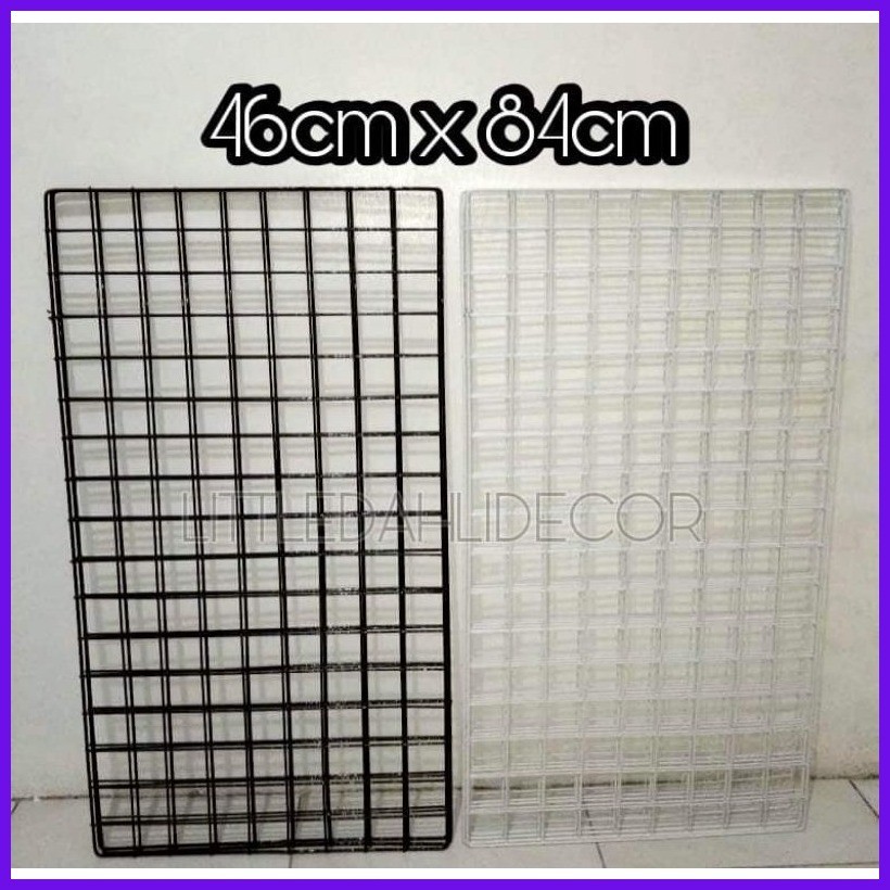 ¤ 46x84cm Wire Wall Mesh Grid Panel Iron Display Nordic Design ...