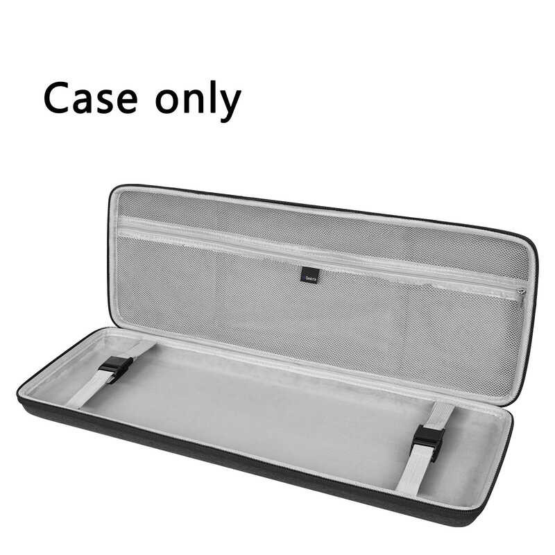 GEEKRIA Full Size Case, Hard Shell Travel Carrying Bag Para 108 Key ...