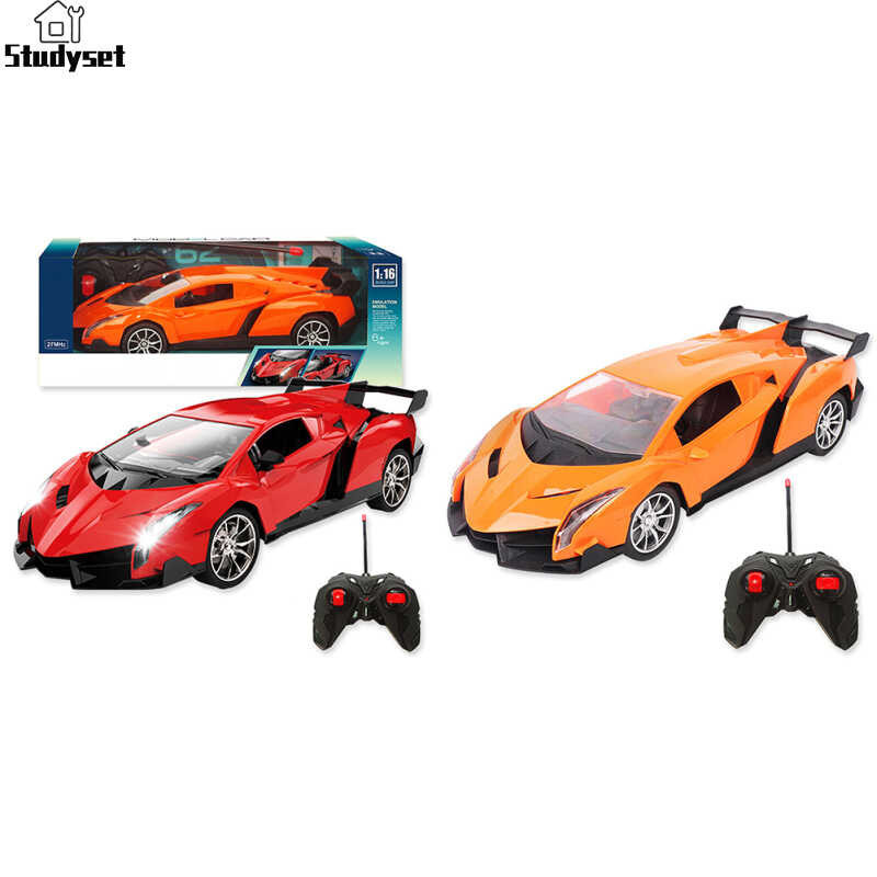 Pag-aaral sa stock 1:16 2.4G RC Car 4CH Rechargeable Dual Motor Remote ...