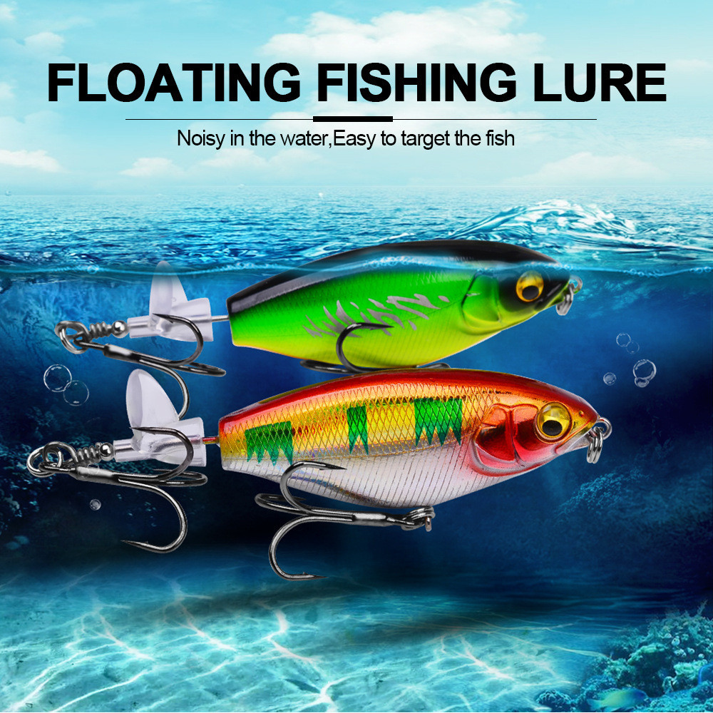 [TTFF] Propeller Lure Bait Water Surface Tractor 6g/11g Bionic Fake Bait Plastic Hard Bait Long ...