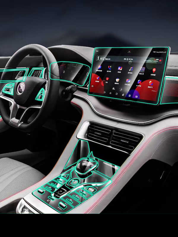 Pelikulang TPU Protective Para Sa Byd Song Plus Dmi 2021 2022 2023 Car Interior Center Console ...