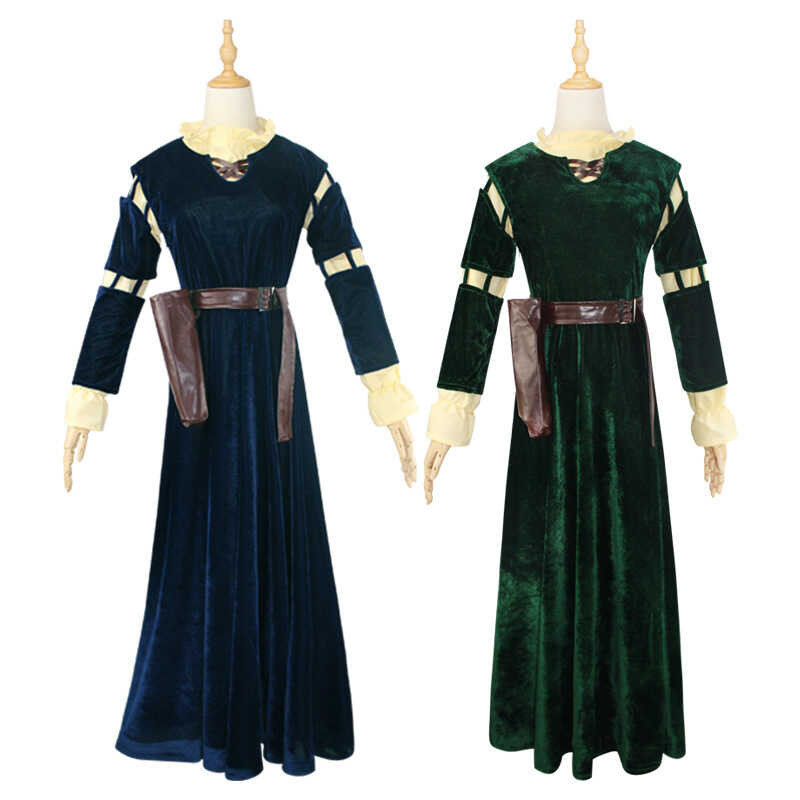 Merida Brave Legend cosplay dress Brave Girl Merida cosplay full set ...