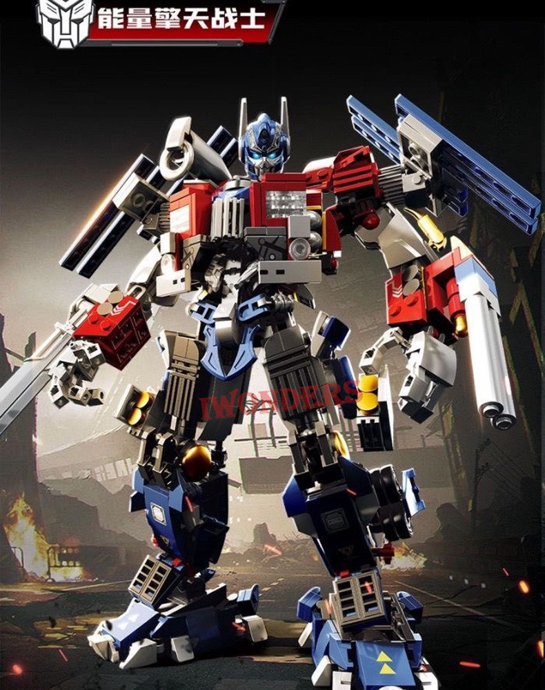 New Transformable Mech Building Kit: Wango Energy Commander with ...